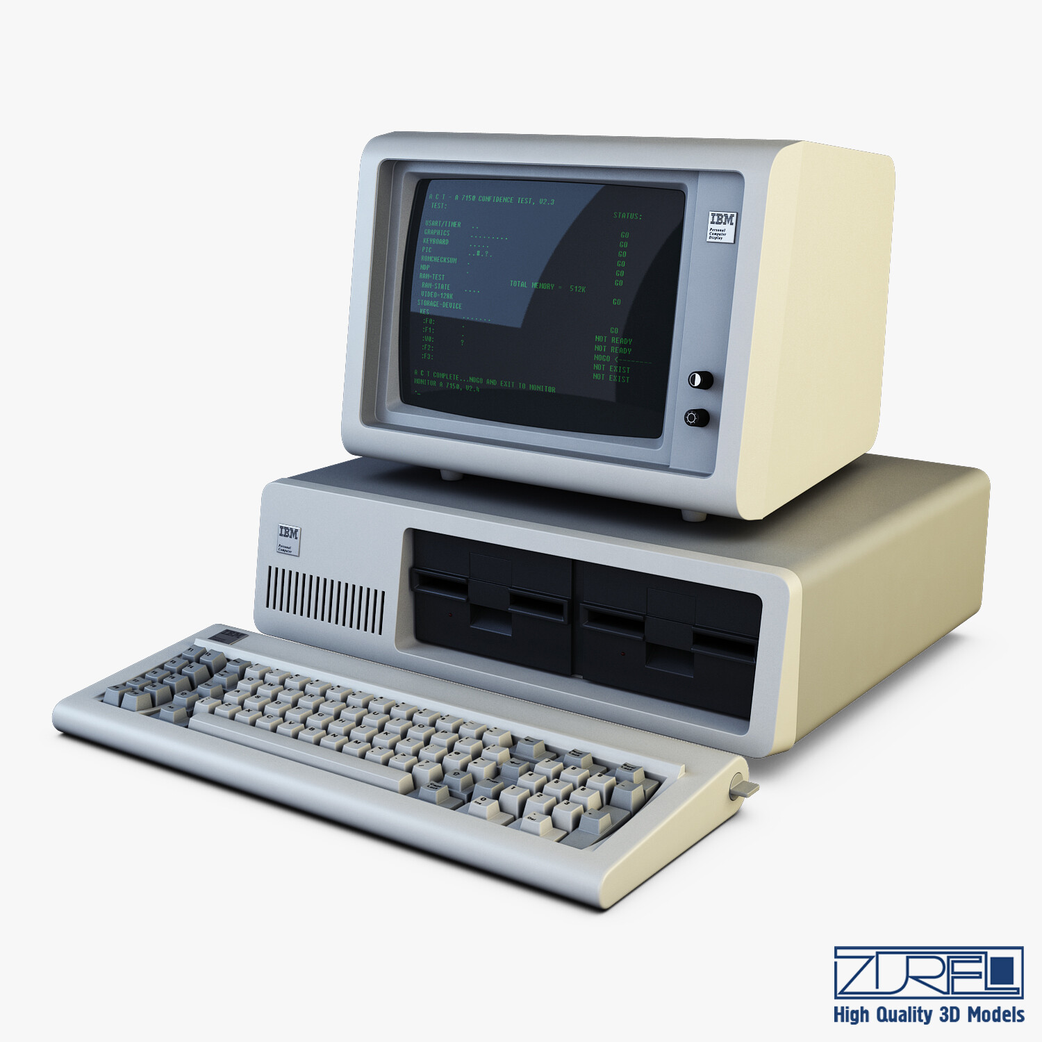 ArtStation - IBM 5150 Personal Computer | Resources
