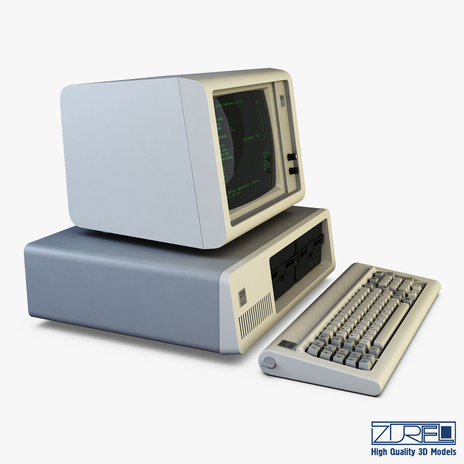 ArtStation - IBM 5150 Personal Computer | Resources