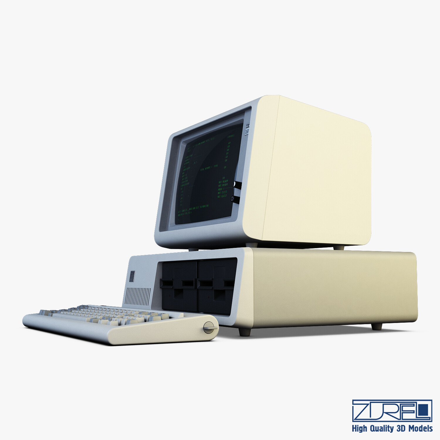 ArtStation - IBM 5150 Personal Computer | Resources