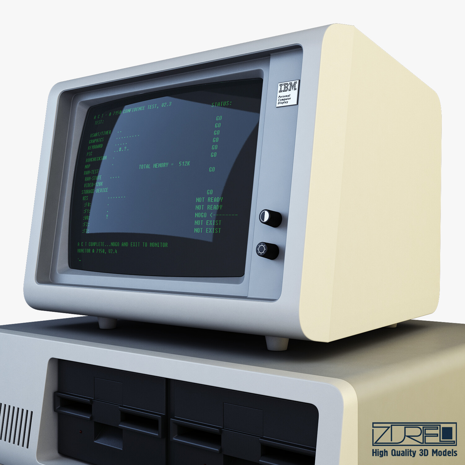 ArtStation - IBM 5150 Personal Computer | Resources