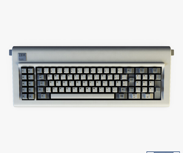 ArtStation - IBM 5150 Keyboard | Resources