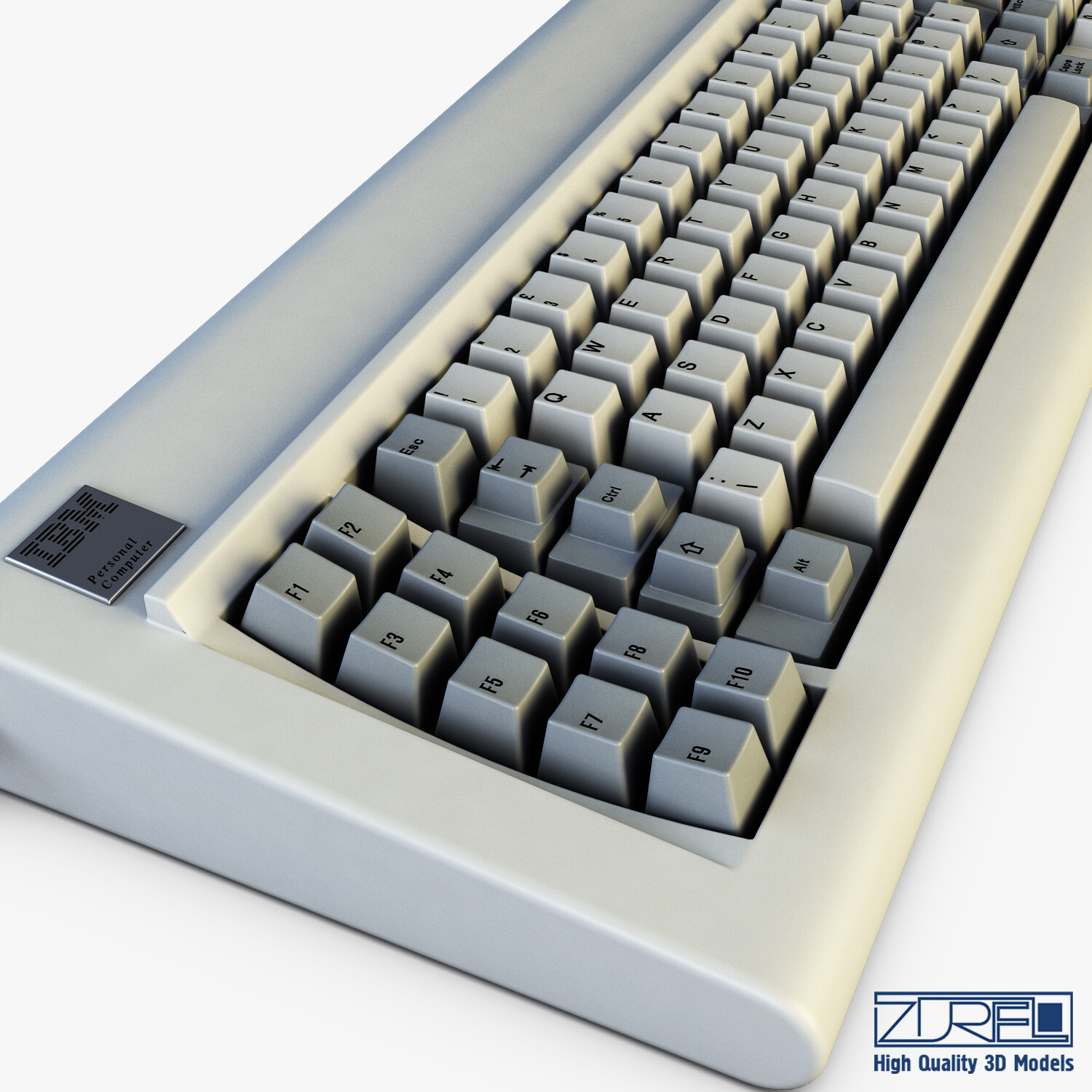 ArtStation - IBM 5150 Keyboard | Resources
