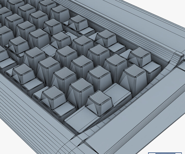 ArtStation - IBM 5150 Keyboard | Resources