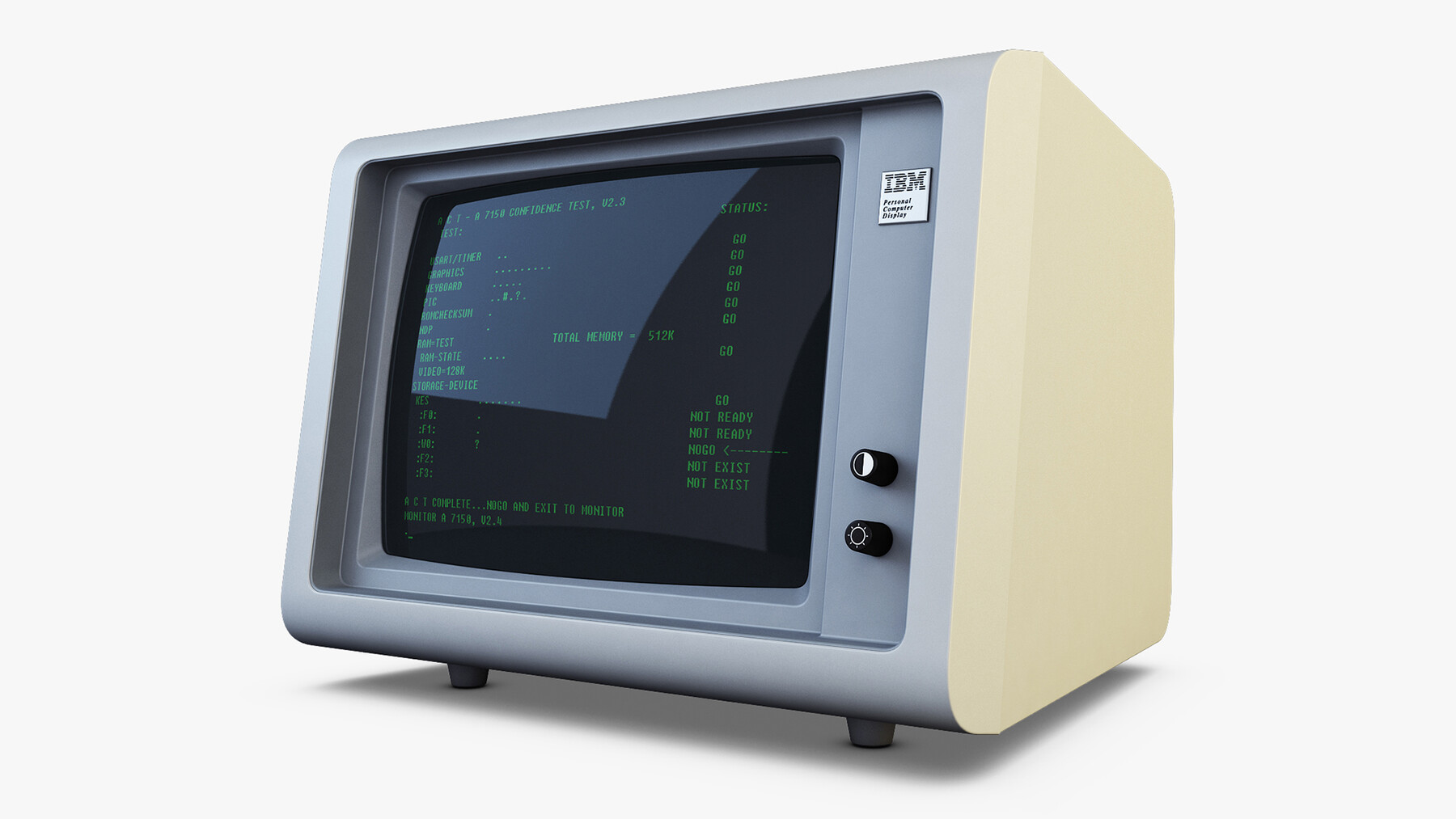 ArtStation - IBM 5150 Monitor | Resources