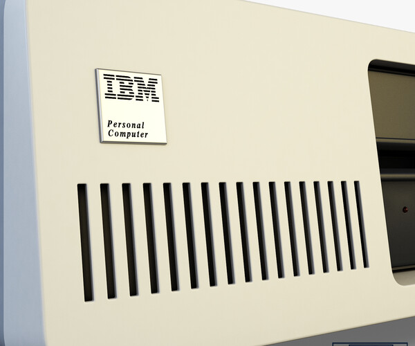 ArtStation - IBM Computer Tower | Resources