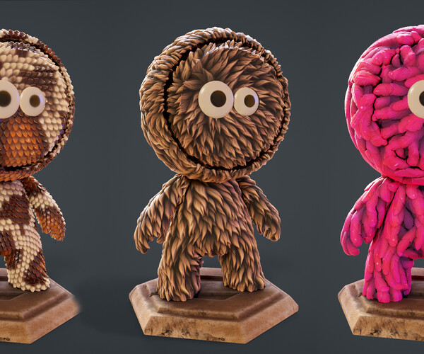 ArtStation - Smart substance materials + vector mask | Game Assets