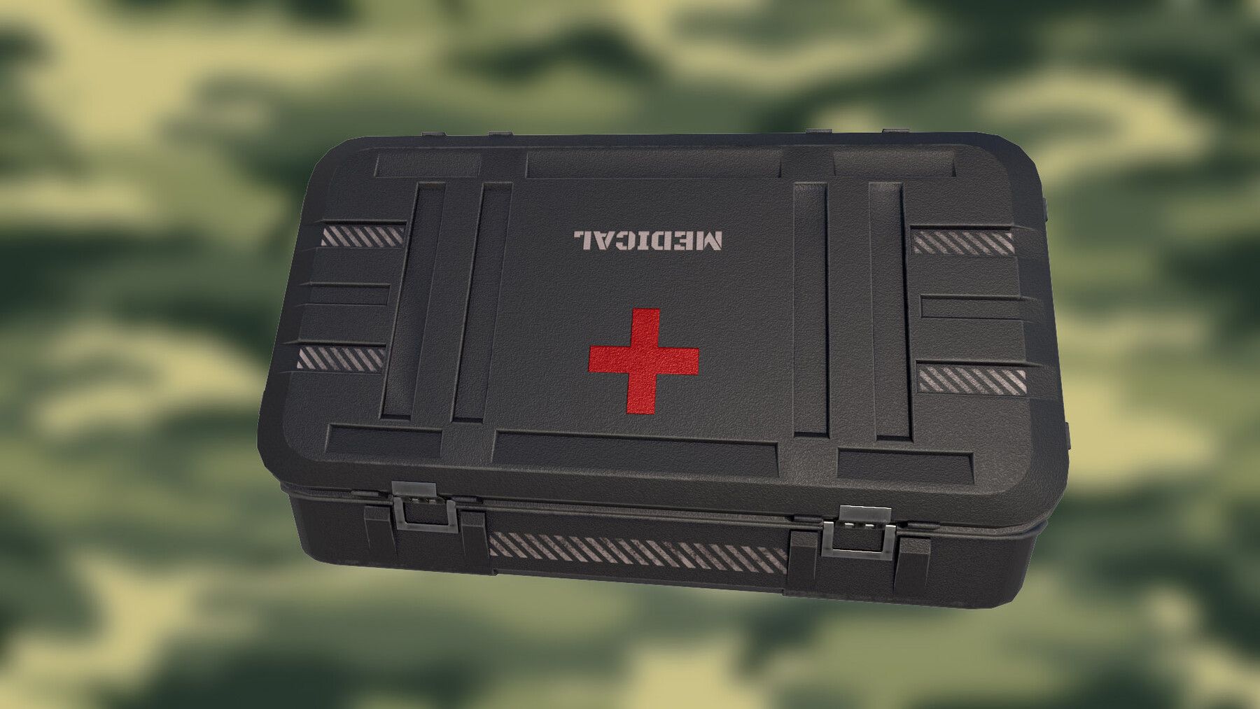ArtStation - Military medical box PBR game ready Low-poly 3D model ...