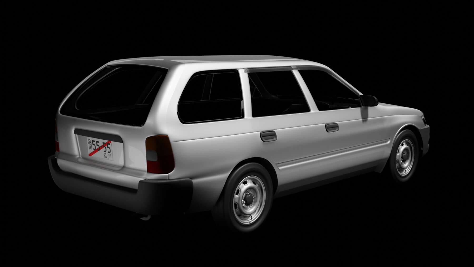 ArtStation - TOYOTA Corolla van E100 solid body | Game Assets