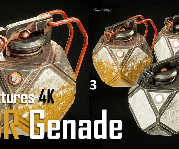 ArtStation - Sci-fi Grenade V5 | Game Assets