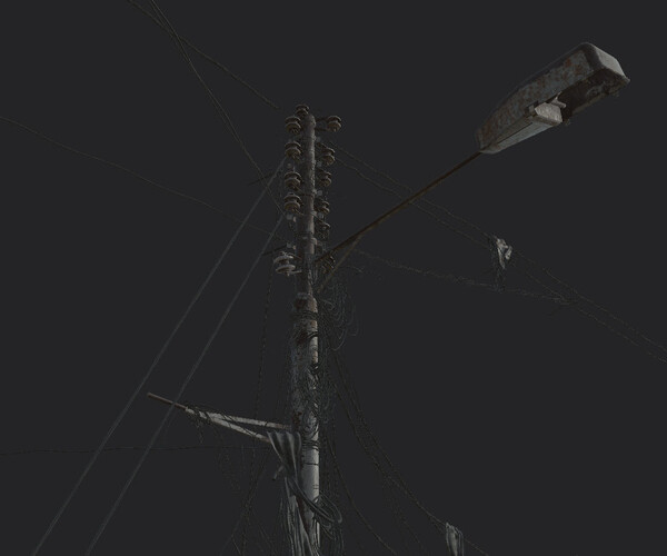 ArtStation - Old Electric Pol | Resources