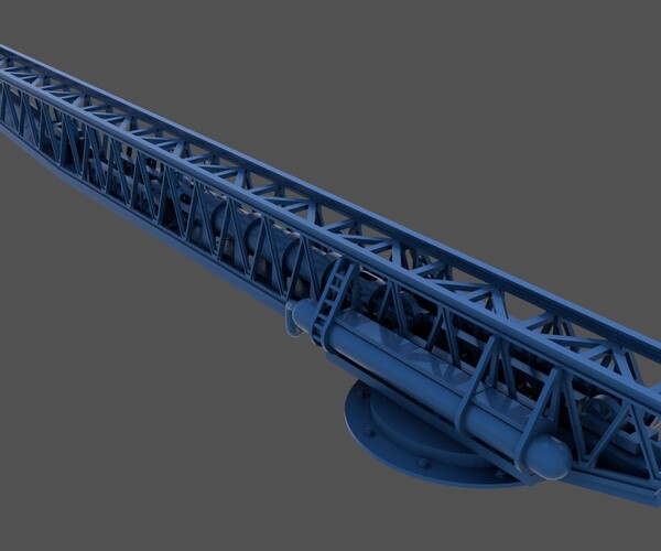 ArtStation - Italian navy WW2 catapult 1-200 scale - 3D PRINTING ...