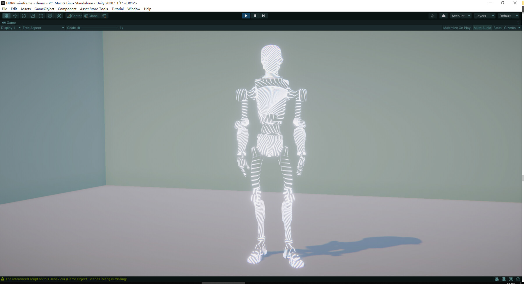 ArtStation - Unity VFX - Wireframe Effect | Game Assets