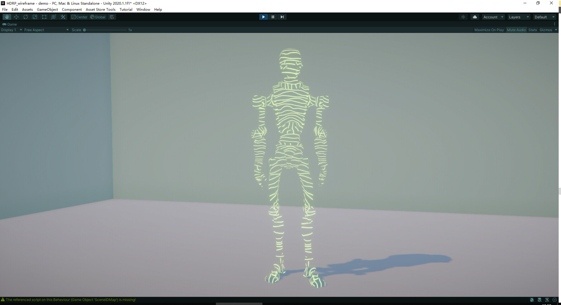 ArtStation - Unity VFX - Wireframe Effect | Game Assets