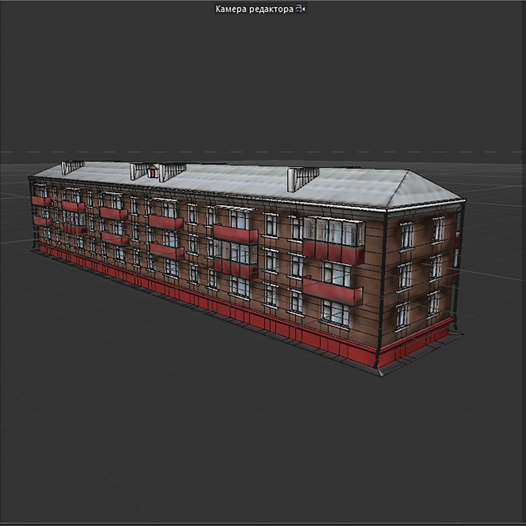 ArtStation - house red brick v2 | Game Assets