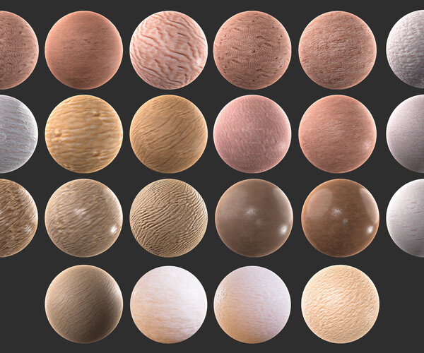 ArtStation - 40 Hyper Realistic Seamless And Tileable PBR Skin Texture ...