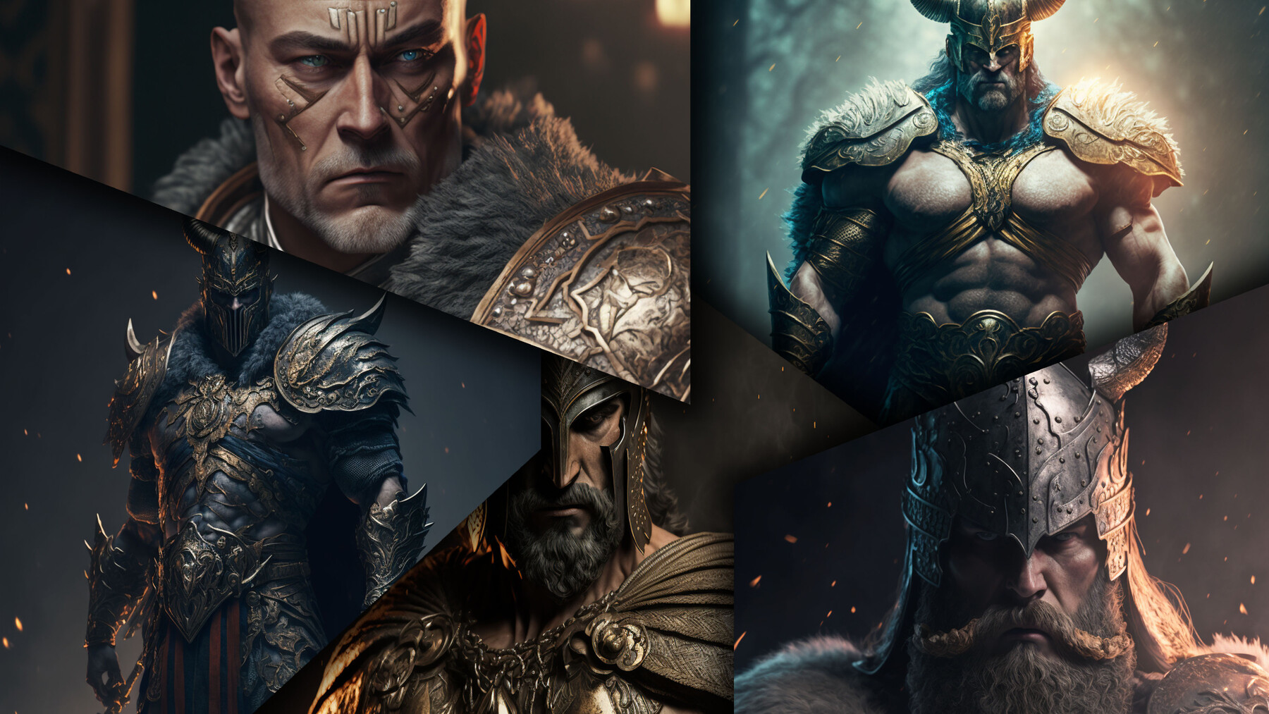 ArtStation - 102 Legendary Male Warrior (More Than 8K Resolution ...