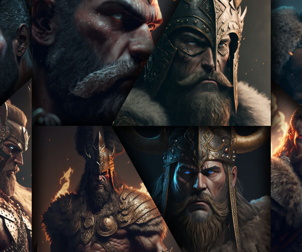 ArtStation - 102 Legendary Male Warrior (More Than 8K Resolution ...