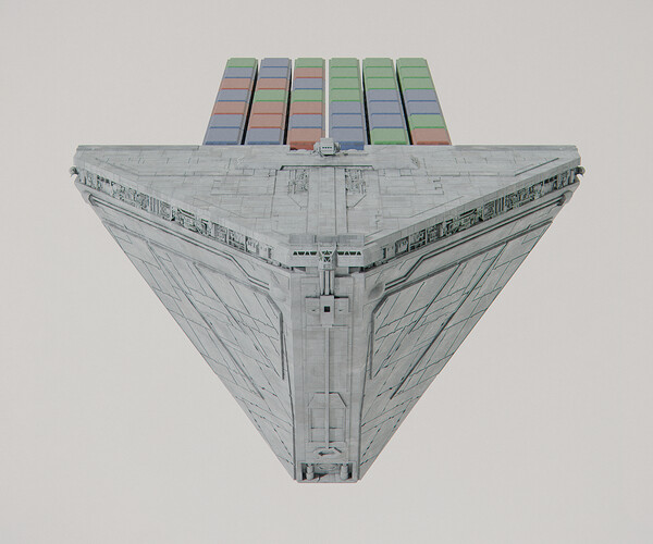 ArtStation - Imperial Class 4 Container Transport MOSE - Star Wars ...