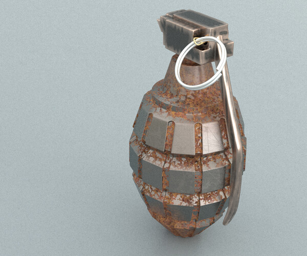 ArtStation - laos Game Hand Grenade | Game Assets