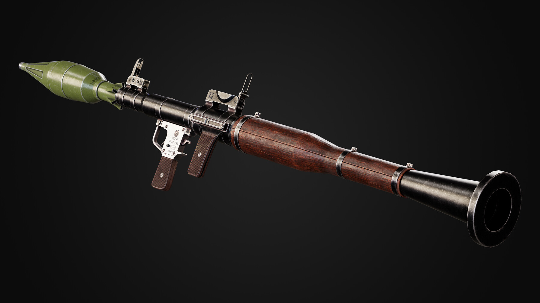 ArtStation - RPG-7 rocket launcher game ready asset | Game Assets