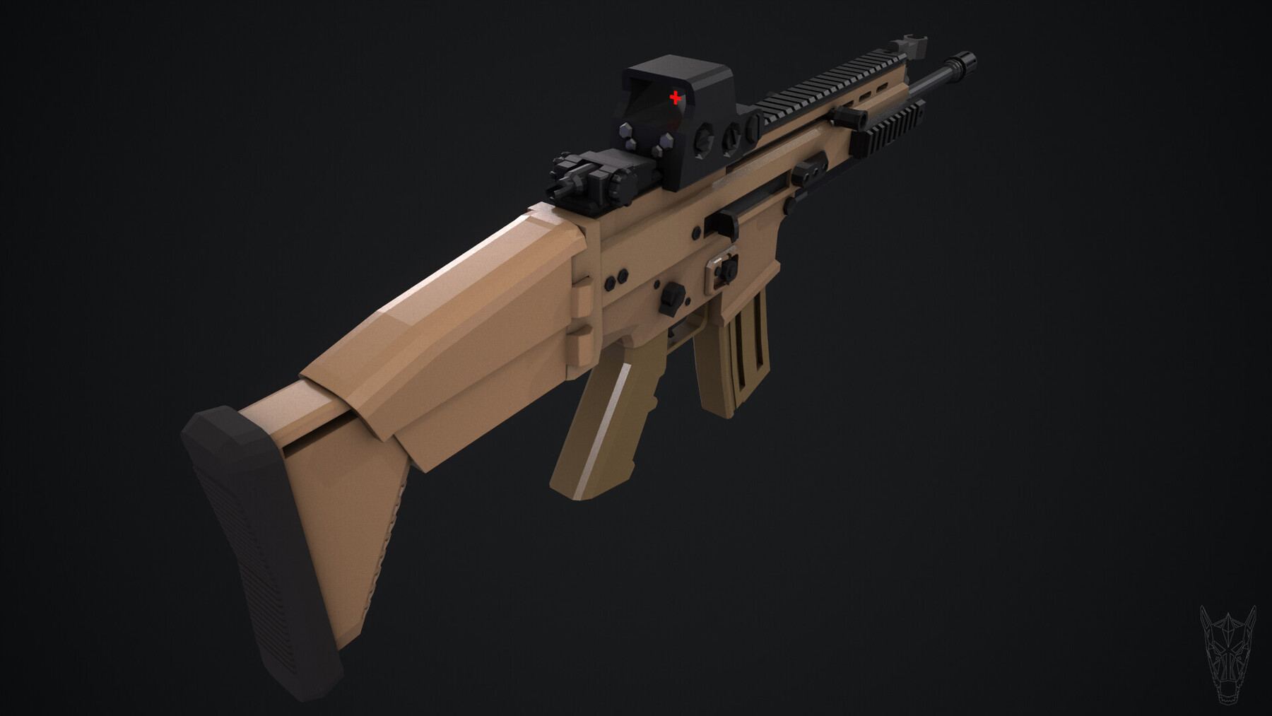 ArtStation - Low Poly Scar | Game Assets