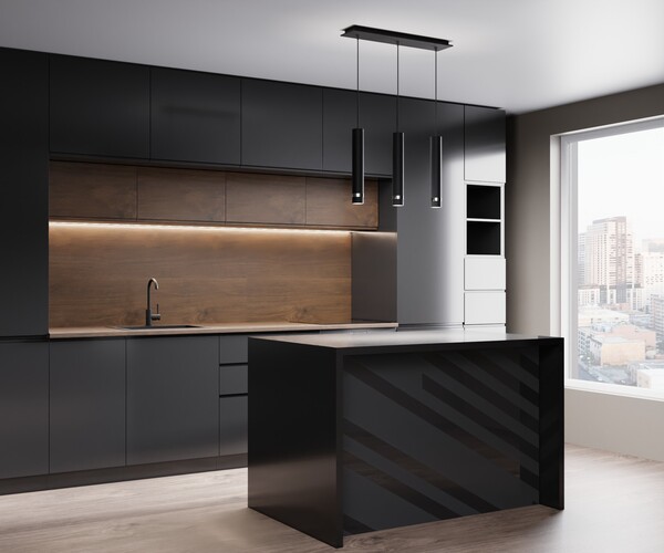 ArtStation - Luxury Kitchen Assets Set 1 Modular | Resources