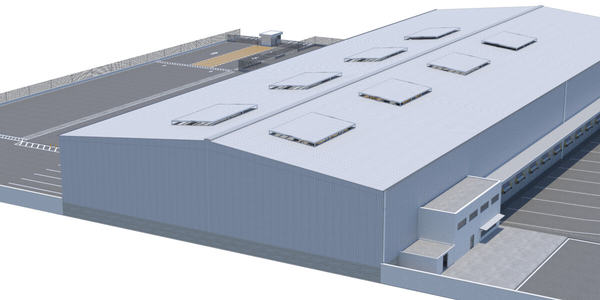 ArtStation - Logistic Warehouse whit Interiors and Exteriors | Game Assets