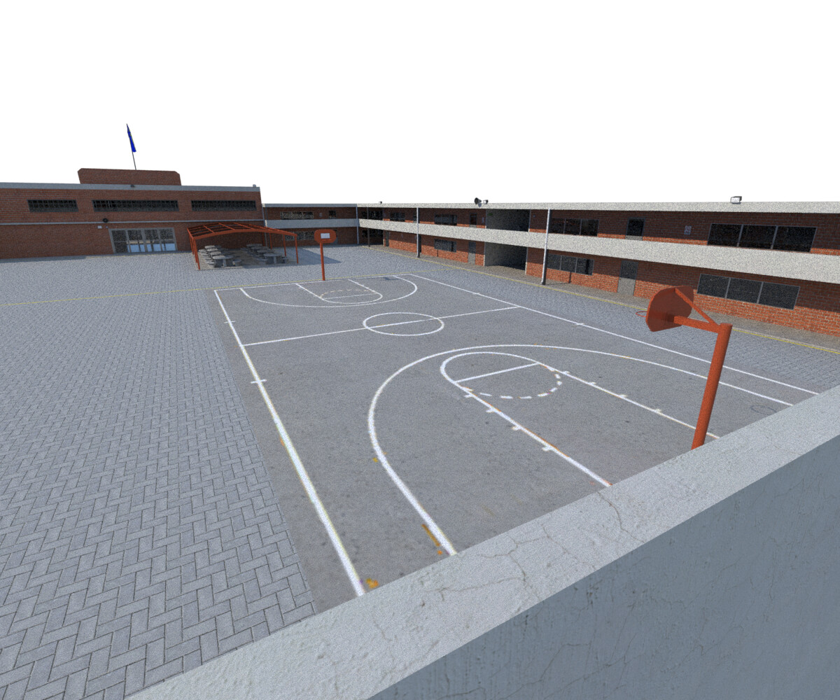 ArtStation - College School Secondary | Game Assets