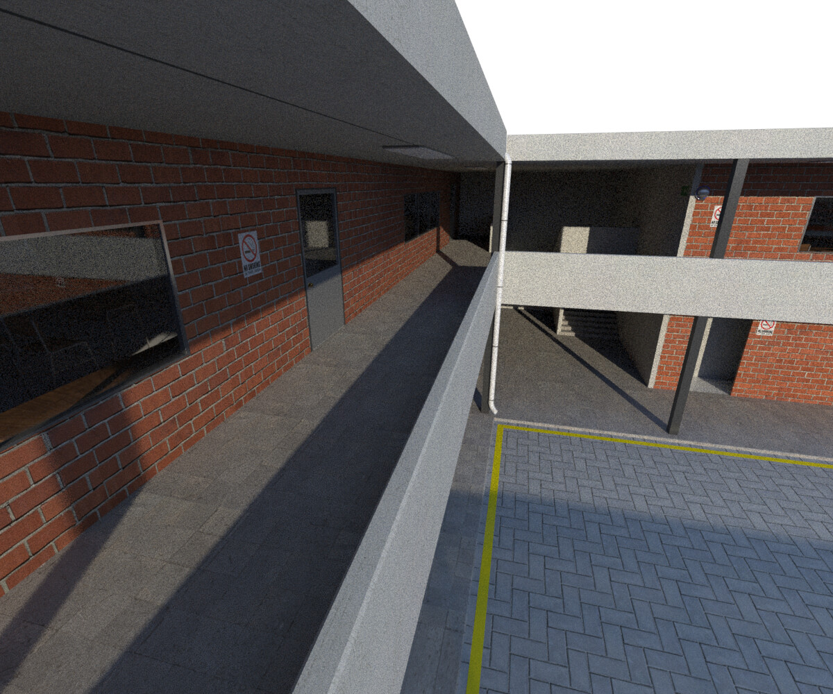 ArtStation - College School Secondary | Game Assets