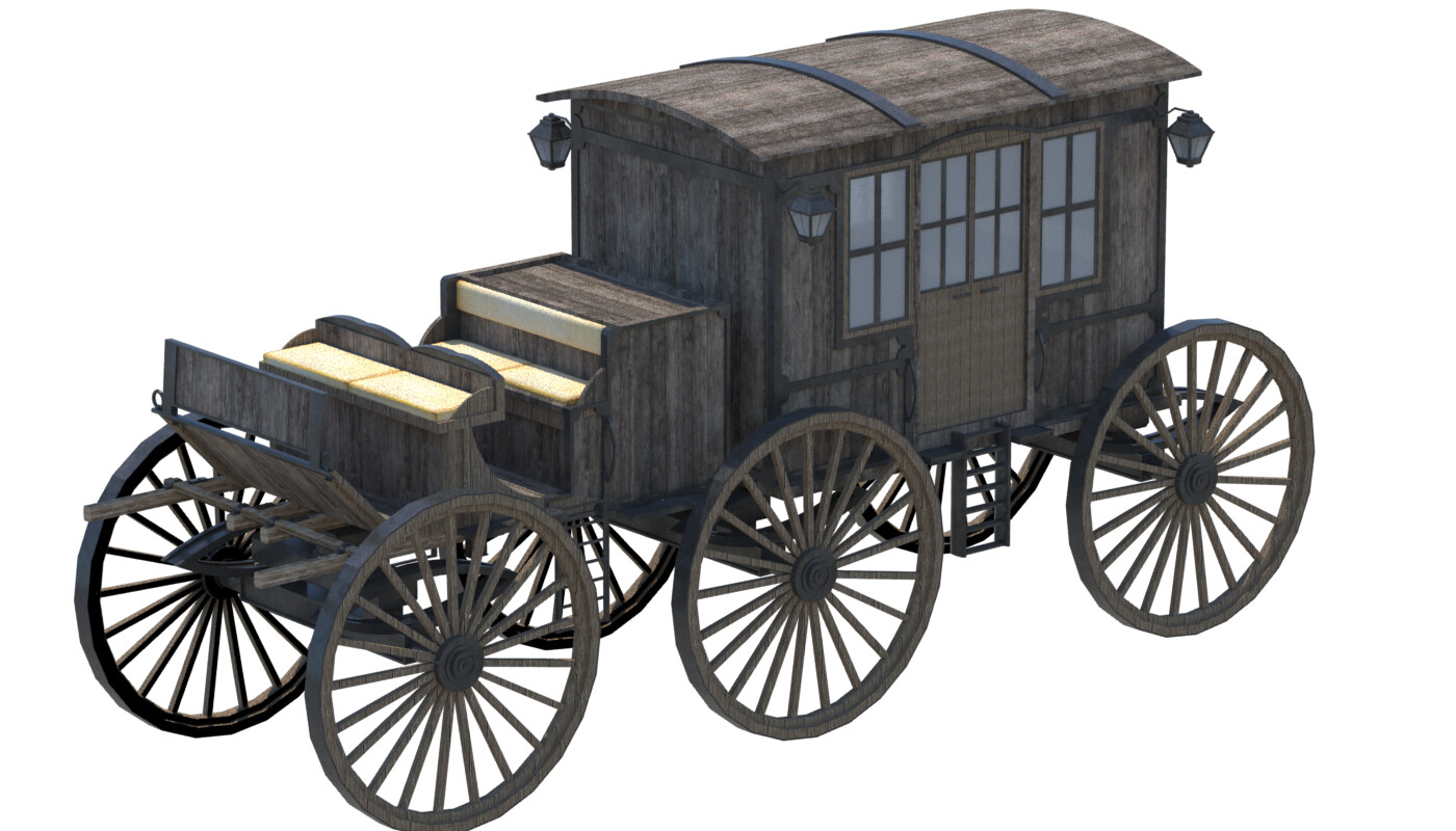 ArtStation - Package Rustic Wooden Houses with interiors | Game Assets