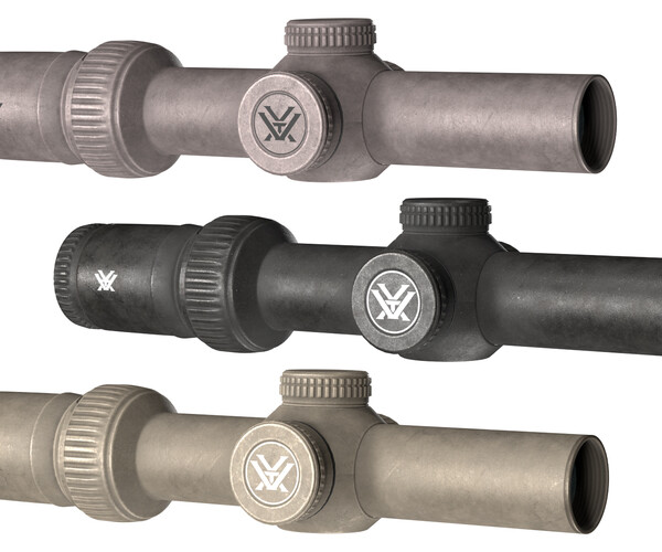 ArtStation - MILITARY VORTEX 1X8 LPVO RIFLE SCOPE | Game Assets