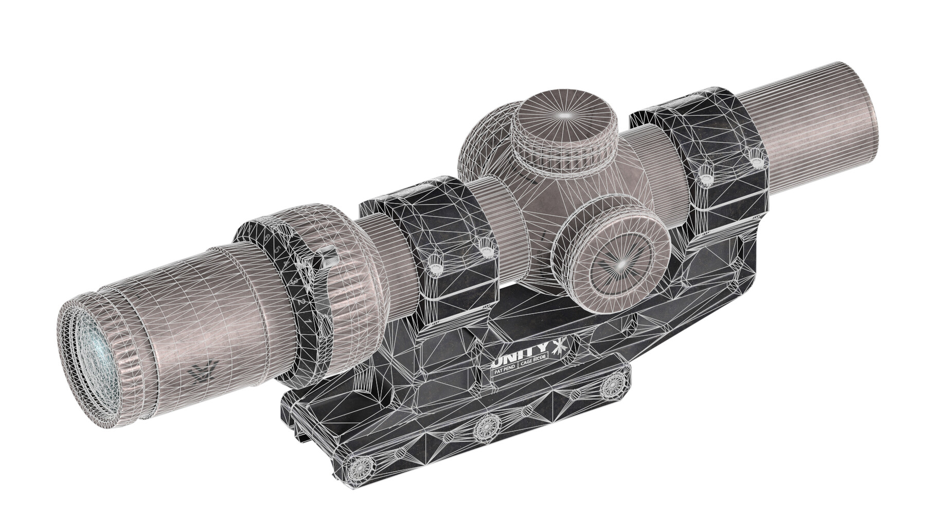 ArtStation - MILITARY VORTEX 1X8 LPVO RIFLE SCOPE | Game Assets