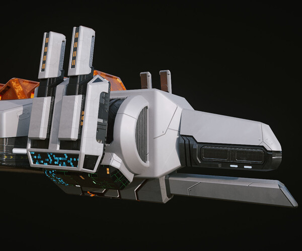 ArtStation - Spaceship Fighter - Source Files Attached 4K Textures ...