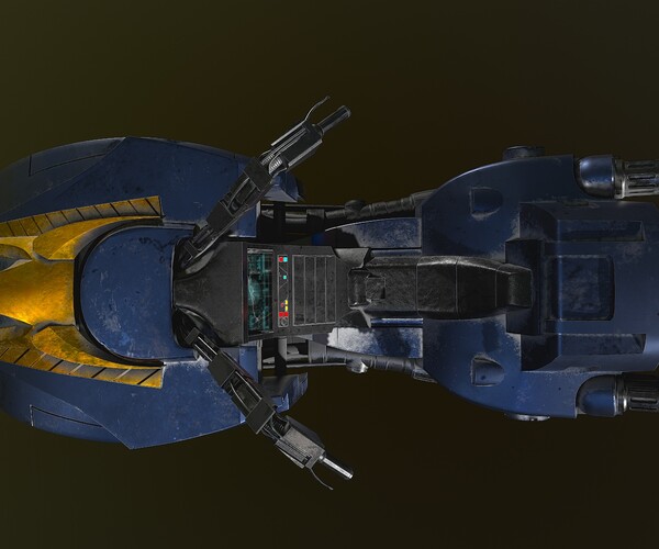 ArtStation - Lawmaster Motorbike Judge Dredd | Resources
