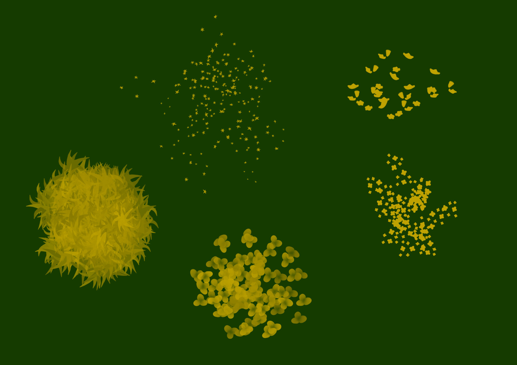 ArtStation - Ground Cover Pack 1 | Brushes