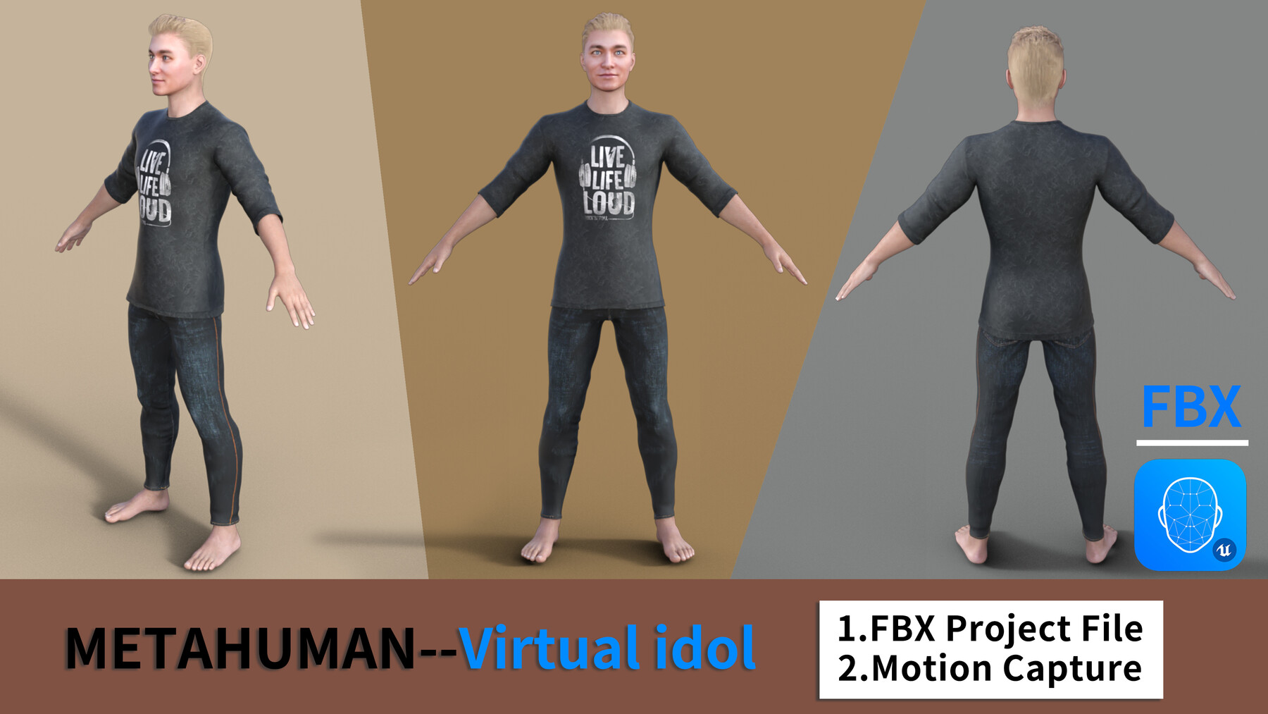 ArtStation - Elester-Handsome blond man--Metahuman/FBX | Game Assets