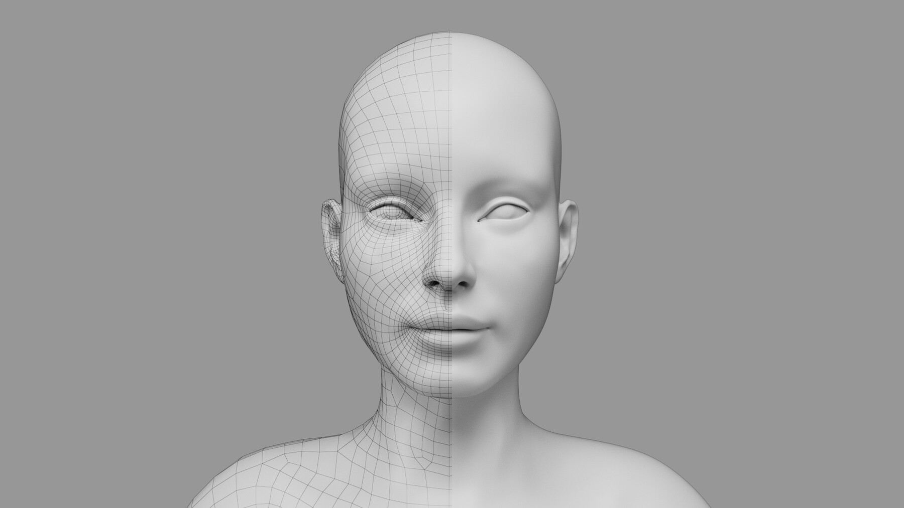 ArtStation - Character Basemesh Kit - Real Time/3D Assets/Files(MB, ZTL ...