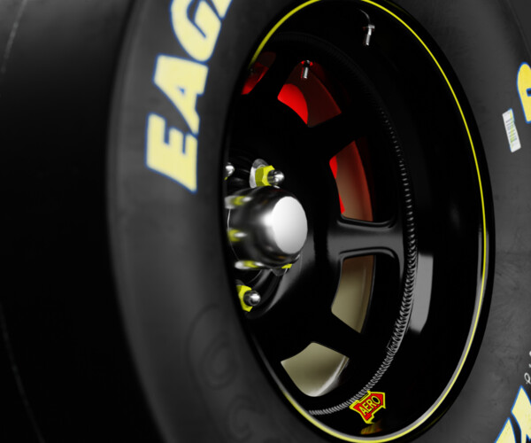 ArtStation - Stock Car Wheel | Resources