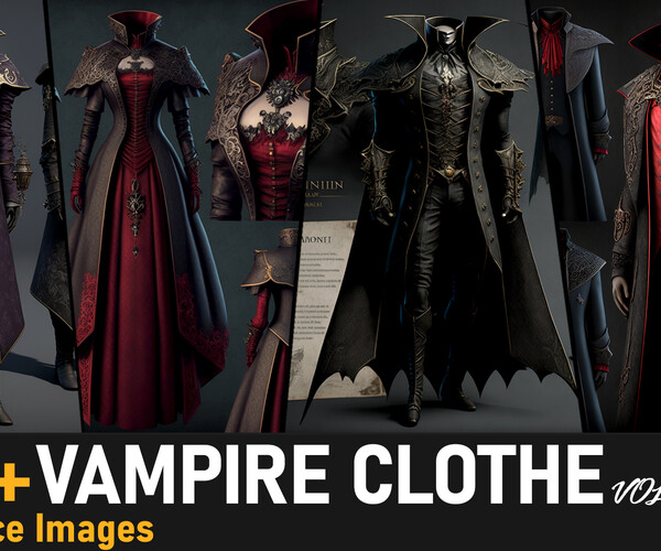 ArtStation - Vampire Clothe VOL.01|4K Reference Images | Artworks