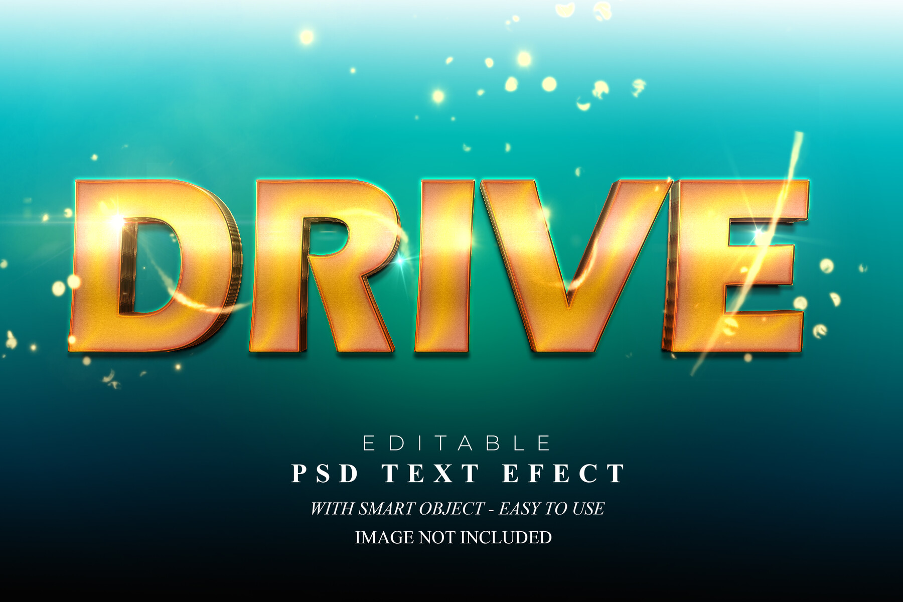 ArtStation - Drive. PSD fully editable text effect. Layer style PSD ...
