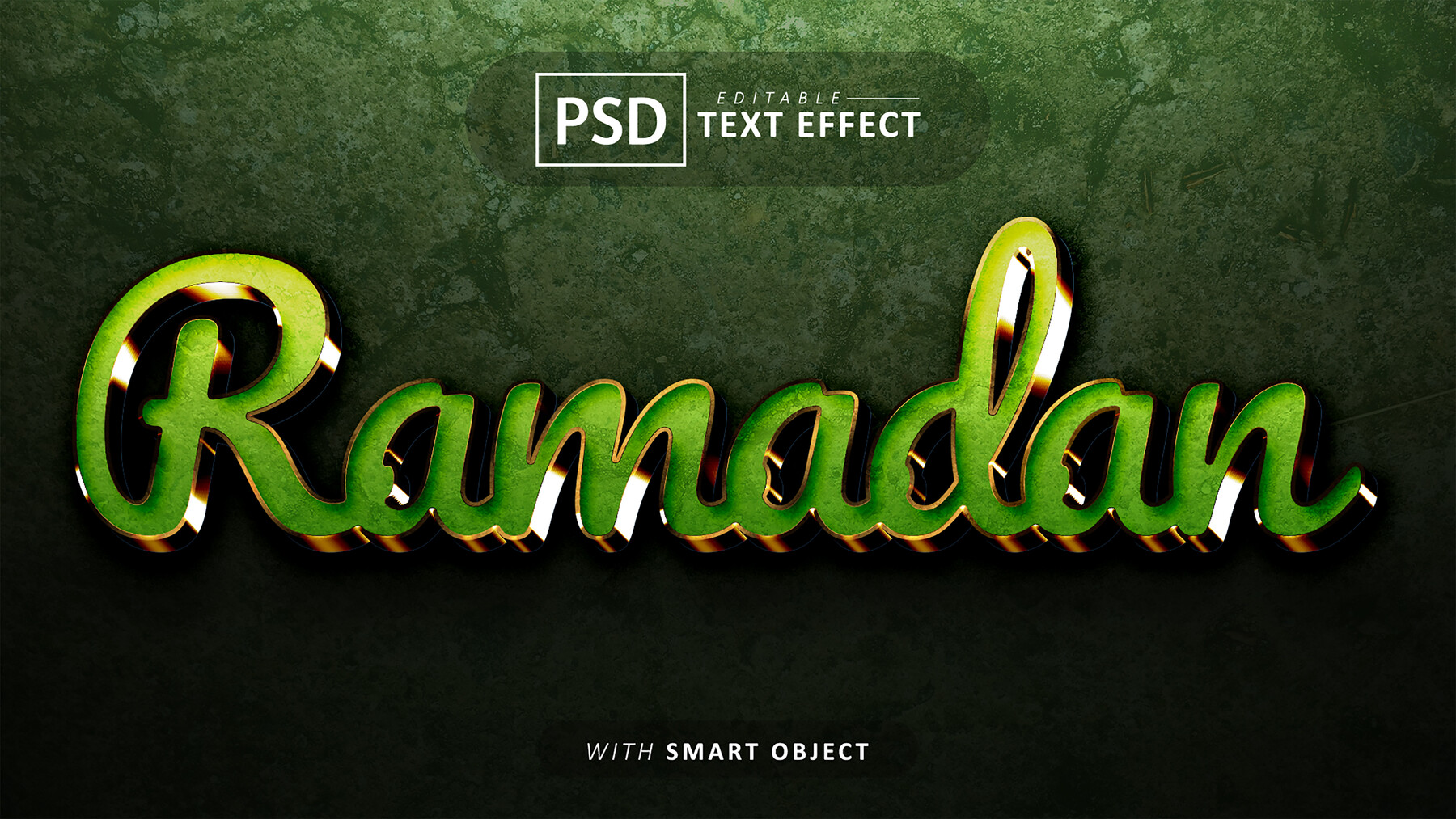 ArtStation - Ramadan. PSD fully editable text effect. Layer style PSD ...