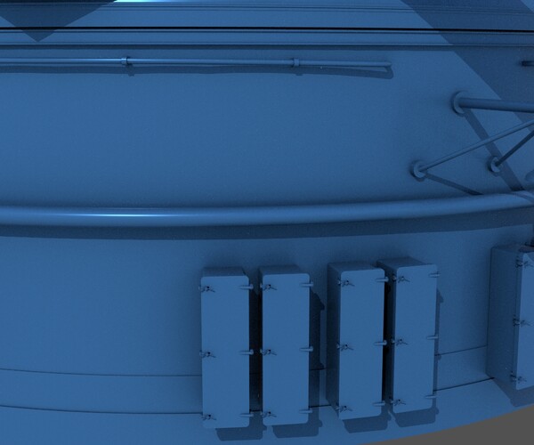 ArtStation - 381mm WW2 Italian turret n3 1/200 scale - 3D PRINTING ...