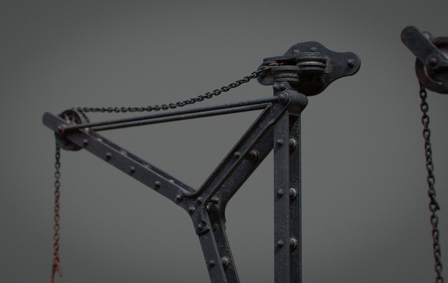 ArtStation - Victorian Industrial Wall Hoists Cranes | Resources