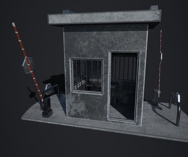 ArtStation - Barrier gate | Resources
