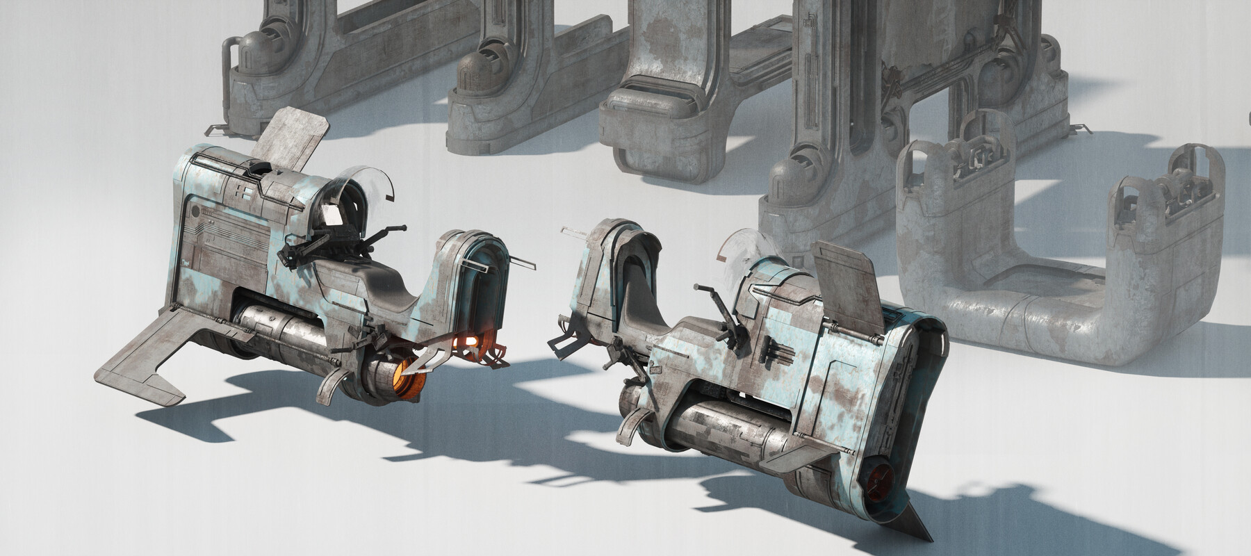 ArtStation - Ancient Sci Fi Kitbash | Game Assets