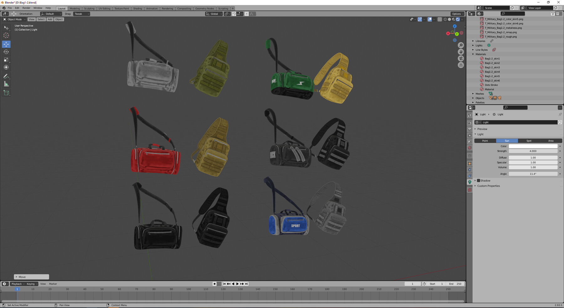 ArtStation - Casual Bag | Game Assets