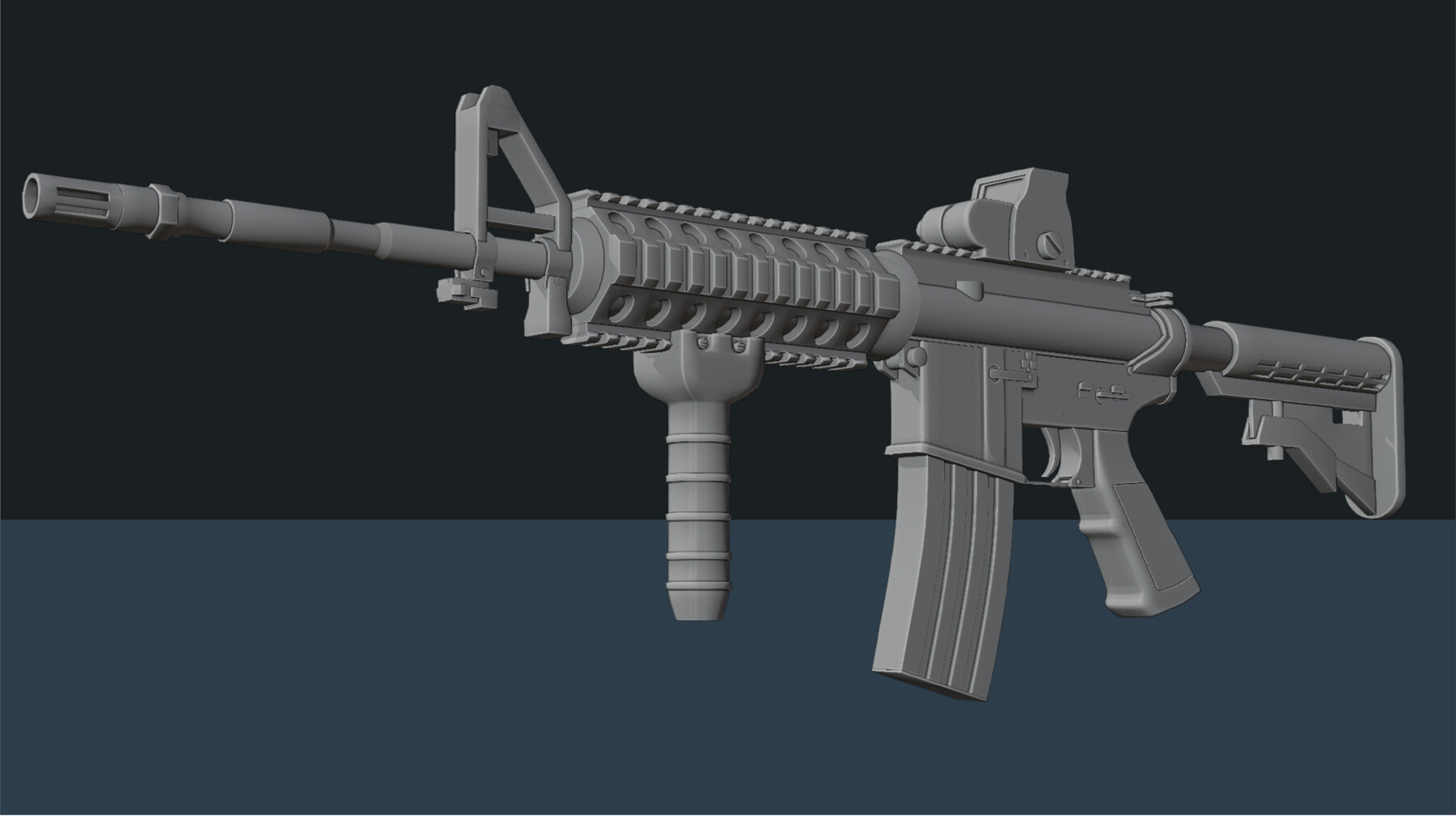 ArtStation - M4a1 Gun Ready For Game | Game Assets