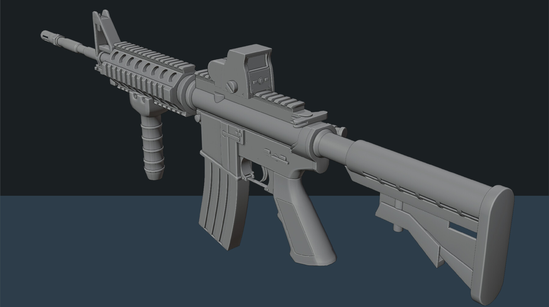 ArtStation - M4a1 Gun Ready For Game | Game Assets