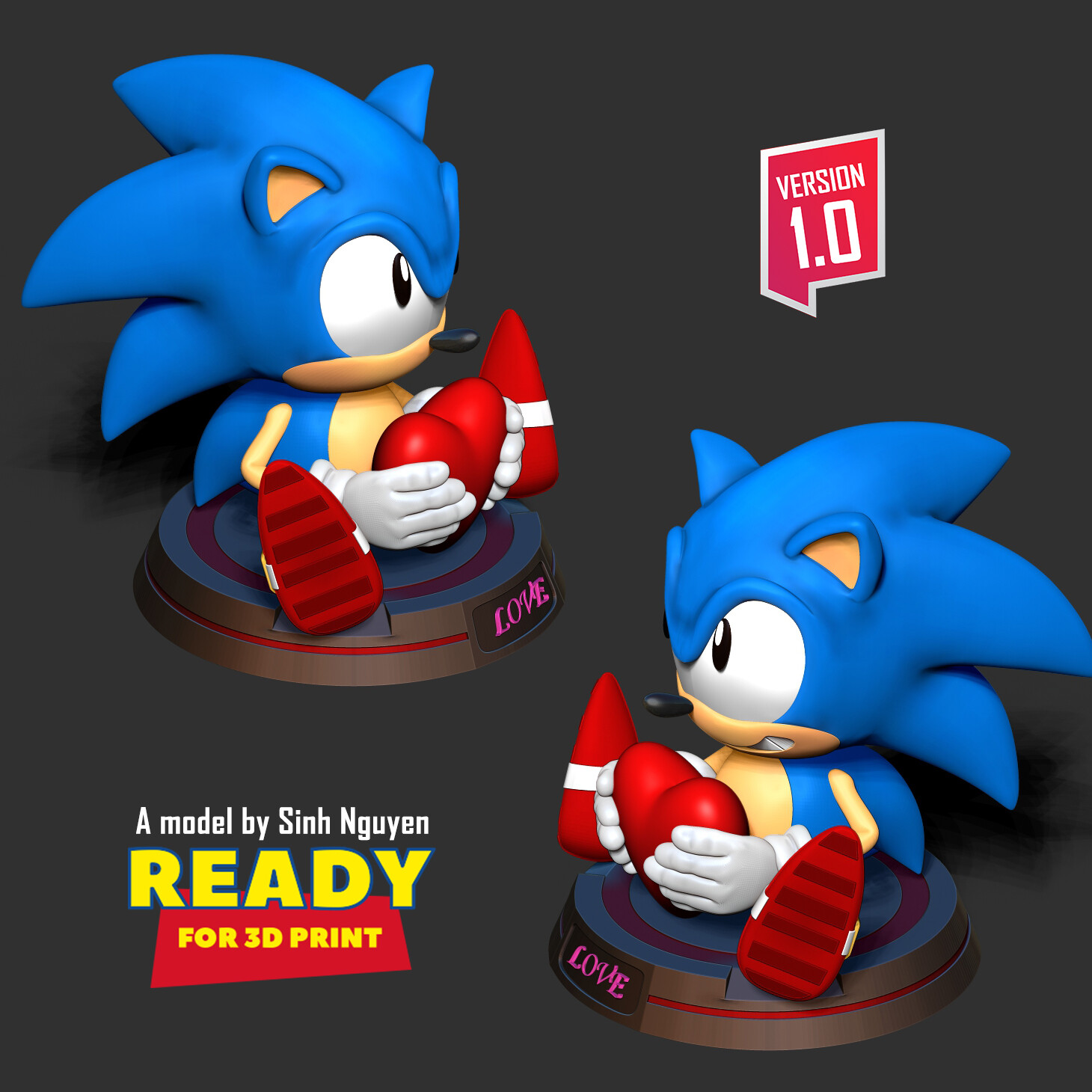 ArtStation - Sonic with Valentine's Day | Resources