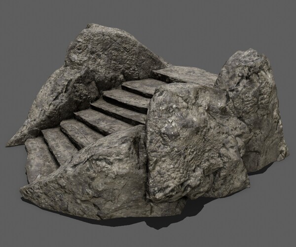 ArtStation - Rock Stair | Game Assets